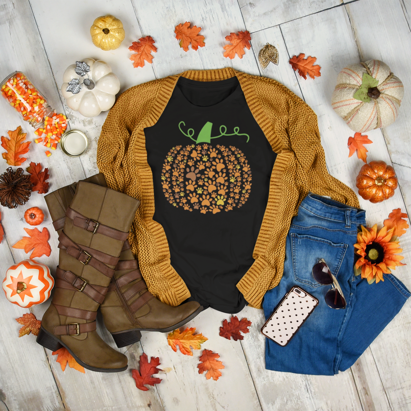 Each order feeds homeless dogs ️ Pumpkin Paw – Animal Reskue